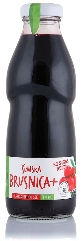 Matični sok od šumske brusnice (organski proizvod) 500 ml Nisha