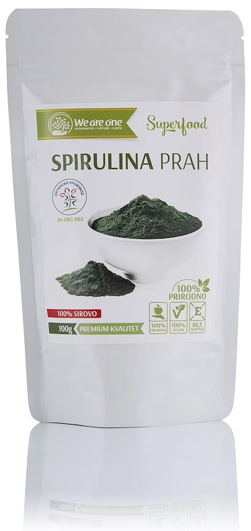 Spirulina prah (organski proizvod) 100 g We are one