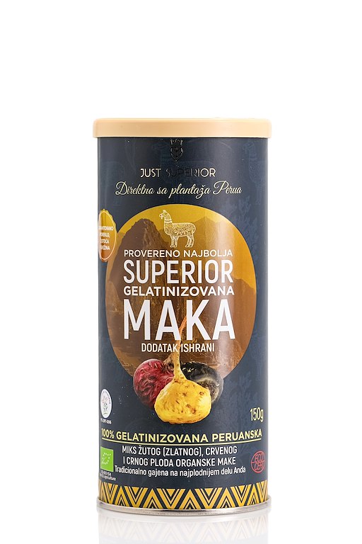 Gelatinizovana maka u prahu (organski proizvod) 150 g Just Superior