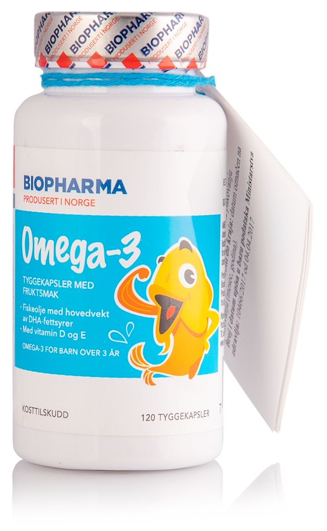 Omega-3 norveške kapsule za decu 120 kom. Biopharma