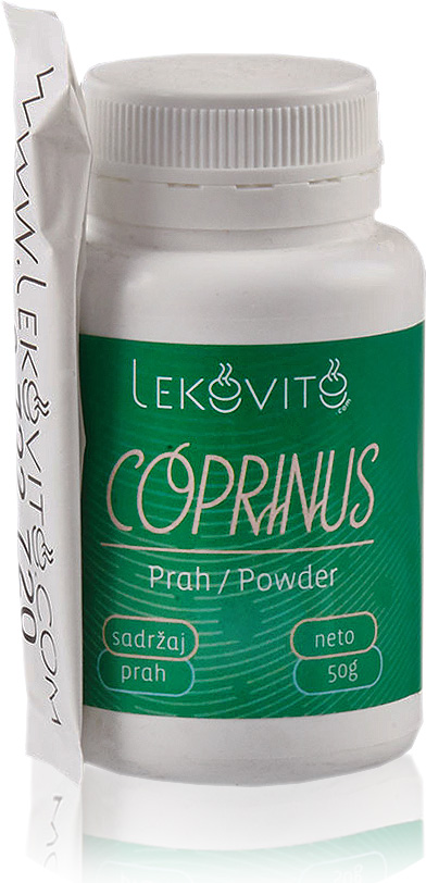 Coprinus comatus u prahu 50 g Dobra hrana