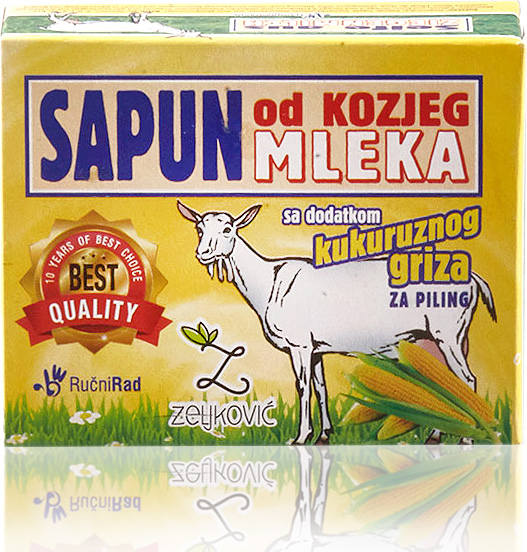 Sapun od kozjeg mleka sa kukuruznim grizom 70 g Željko Zeljković