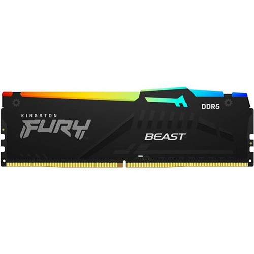 Kingston 32GB 5600MT/s DDR5 CL40 FURY Beast RGB memorija | KF556C40BBA-32