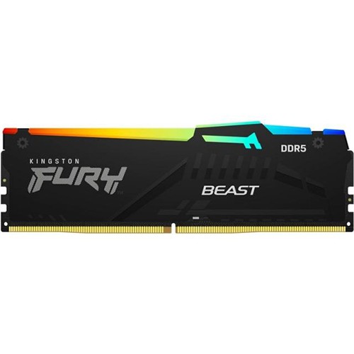 Kingston 8GB 5600MT/s DDR5 CL40 FURY Beast RGB memorija | KF560C40BBA-8