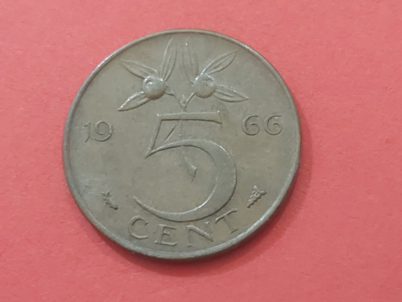 Holandija - 5 cent 1966 god