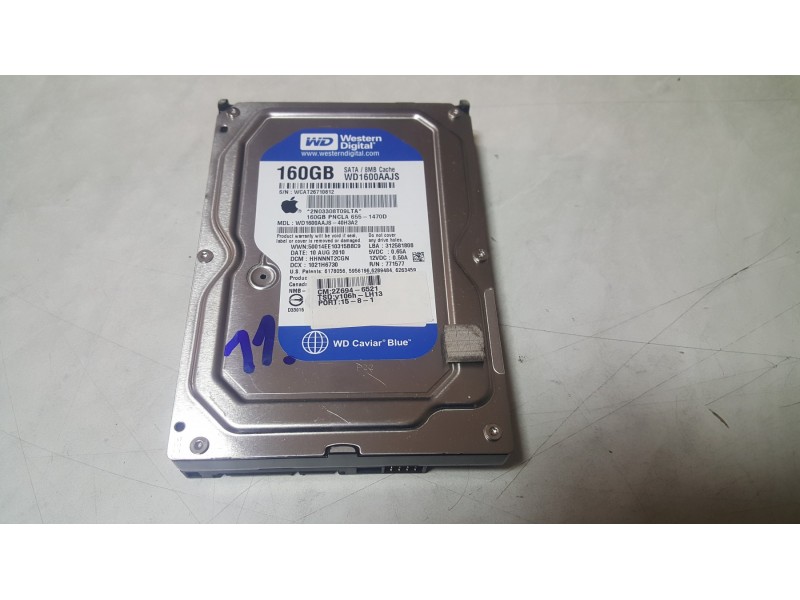 hard disk wd 160gb sataII ispravan