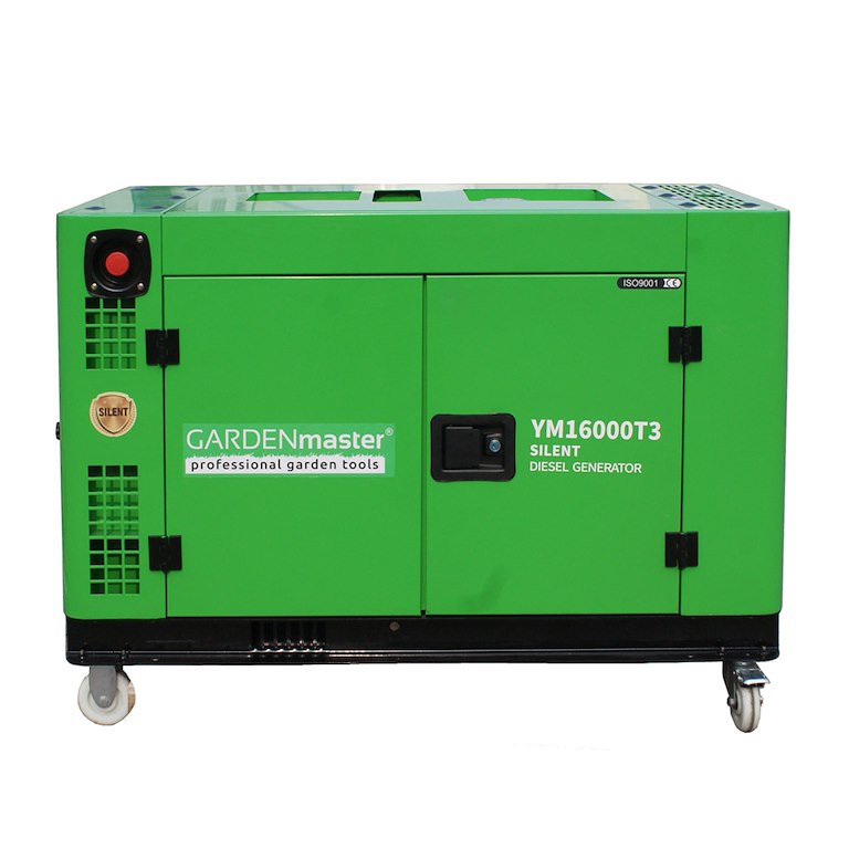 Gardenmaster dizel -besumni-agregat YM16000T3, 15kW, 400V - ima opciju za automatsko prikljucenje -ATS