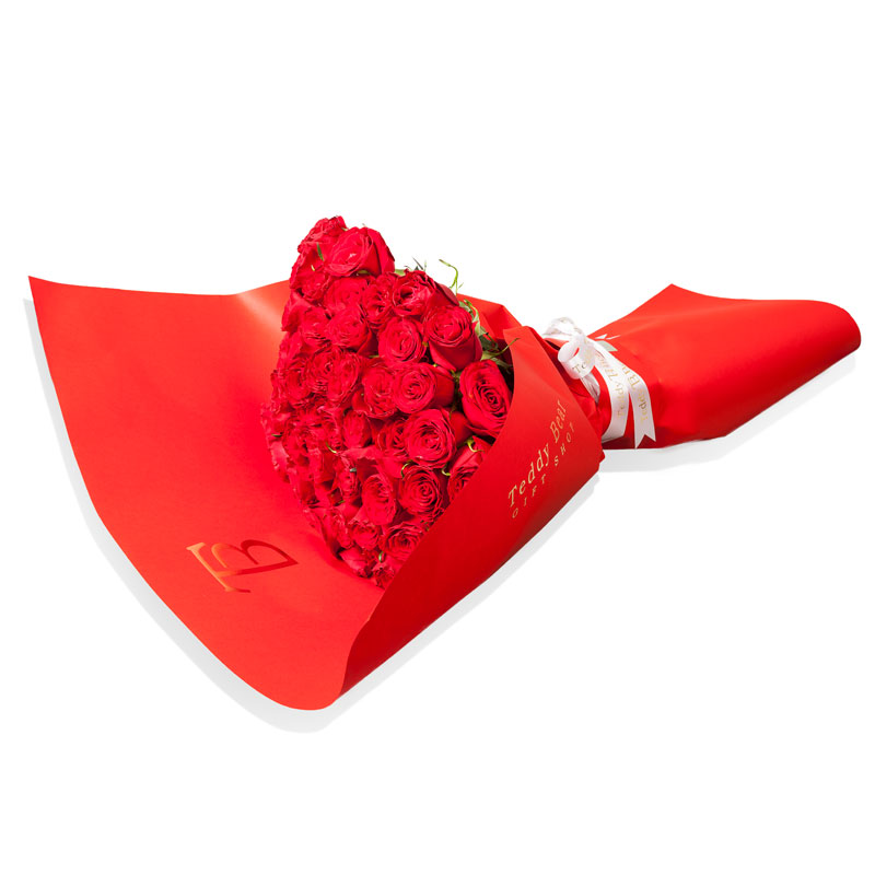 Teddy Bear®️ Red Devil™️ 101 ruža
