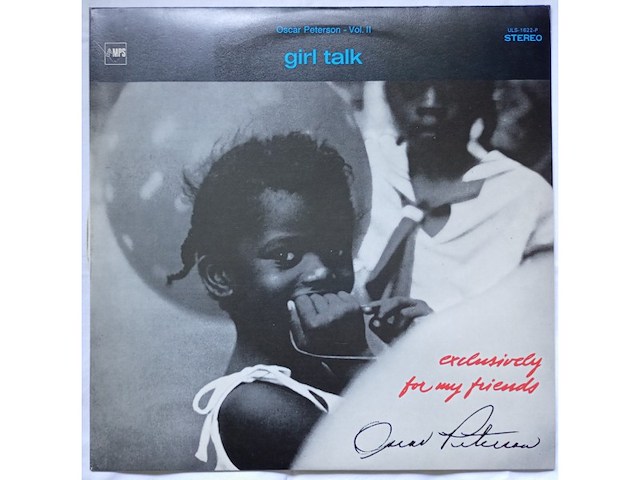 OSCAR  PETERSON  -  GIRL  TALK ( Japan Press)