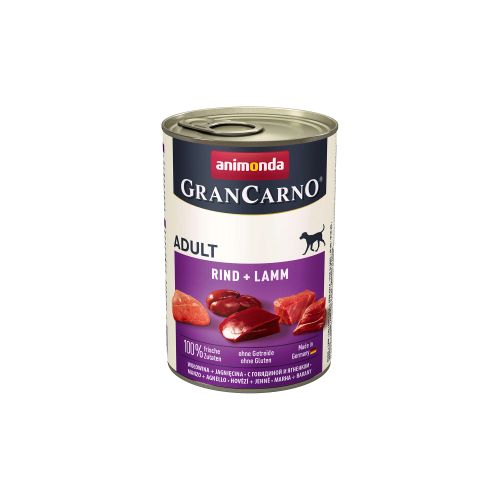 animonda GranCarno Adult govedina i jagnjetina, mokra hrana za odrasle pse 400g