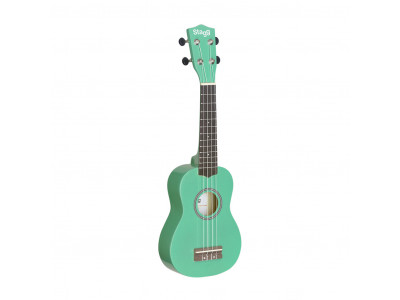 Stagg US GRASS
Green soprano ukulele with basswood top, in nylon gigbag!