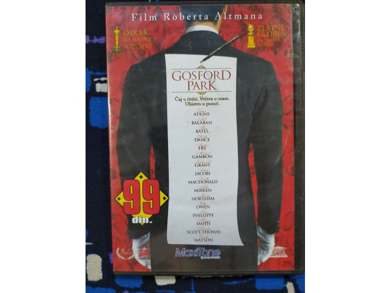 Gosford Park (strani film) DVD