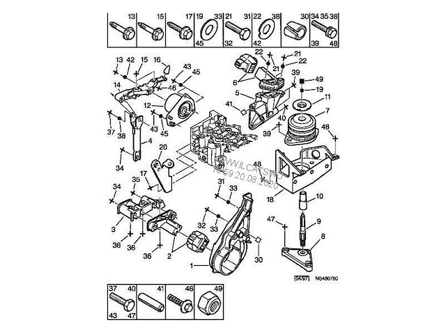 Nosac motora Peugeot Boxer 605 Citroen Jumper Xm