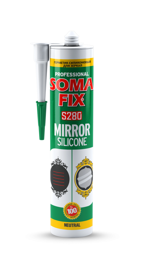 Silikon Somafix S280 za ogledalo prov.280ml