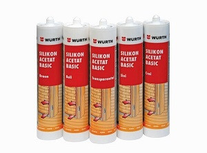 Wurth Silikon acetat Basic braon 280ml