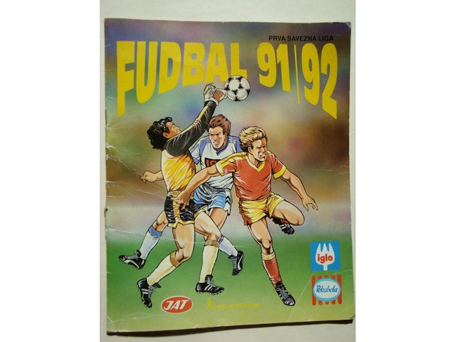 Fudbal 91/92 - Prva Savezna Liga - Prazan Album