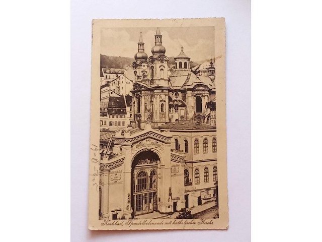 Karlovy Vary - Čehoslovačka - Putovala 1925.g -