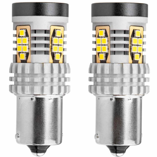 Sijalice LED R5W, R10W, P21W, Canbus, 12V/24V, 24 SMD (2 kom) – Amio 02797