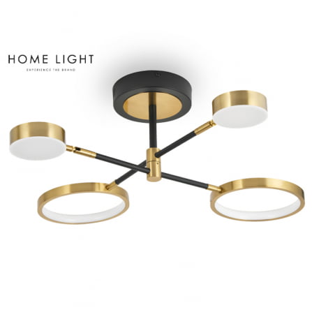 HOME LIGHT – VESTA 488 38W 3000K CRNA/MESING