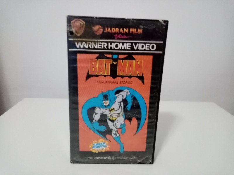 Batman Jadran film VHS Original 1989