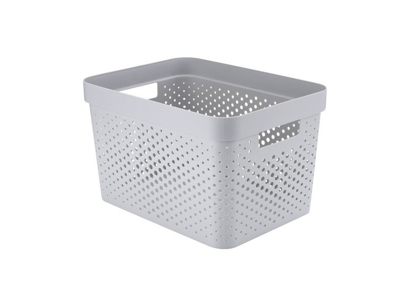 Korpa 17L plastika siva