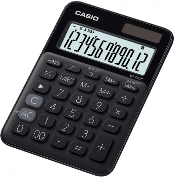 CASIO Kalkulator stoni MS-20UC black
