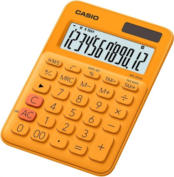CASIO Kalkulator stoni MS-20UC orange