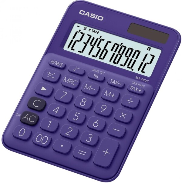 CASIO Kalkulator stoni MS-20UC violet