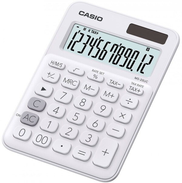 CASIO Kalkulator stoni MS-20UC white