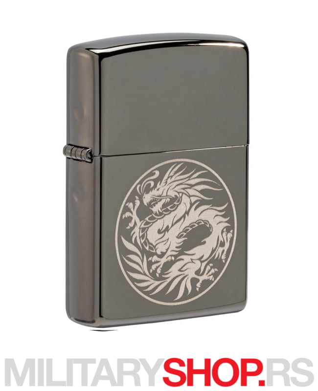 Zippo Black Ice Dragon Zmaj 49718