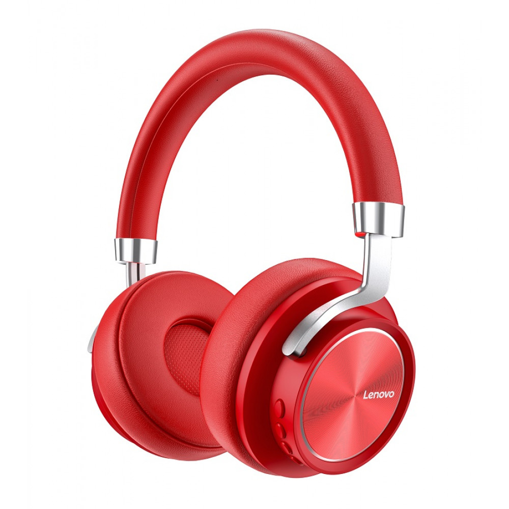 Lenovo HD800 Bluetooth Headphones, Red