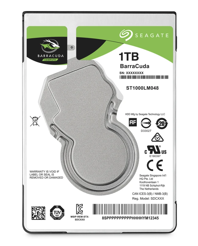 Seagate 1TB 2.5" SATA III (ST1000LM048) hard disk