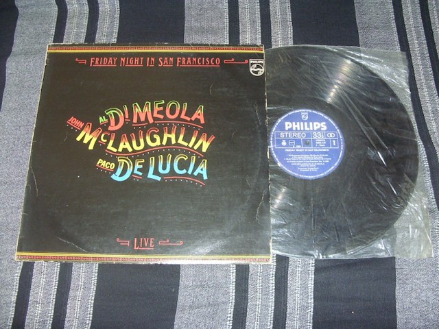 Al Di Meola/John McLaughlin/Paco De Lucía – Friday LP