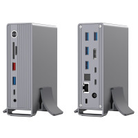 E-Green Triple Docking station USB 3.1 tip C