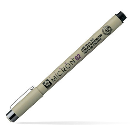 Pigma micron 02, liner, black, 49, 0.3mm ( 672034 )