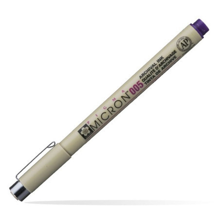 Pigma micron 005, liner, purple, 24, 0.2mm ( 672024 )