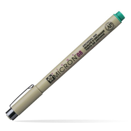 Pigma micron 08, liner, green, 29, 0.5mm ( 672040 )