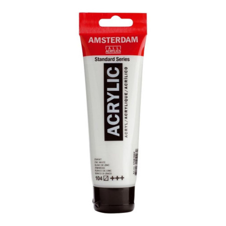 Amsterdam, akrilna boja, zinc white, 104, 120ml ( 680104 )