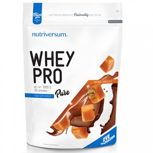 NUTRIVERSUM Whey Pro 1000gr Caramel Chocolate