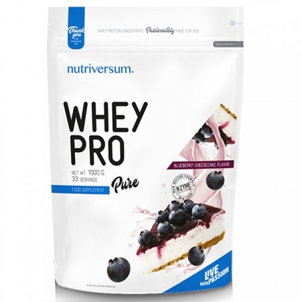 NUTRIVERSUM Whey Pro 1000gr Blueberry Cheesecake