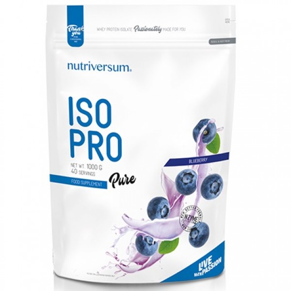Nutriversum Iso Pro 1000 gr Blueberry