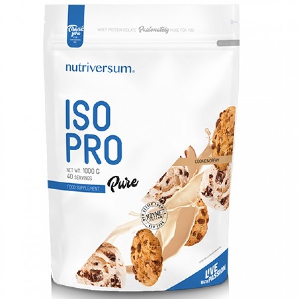 Nutriversum Iso Pro 1000 gr Cookie&Cream