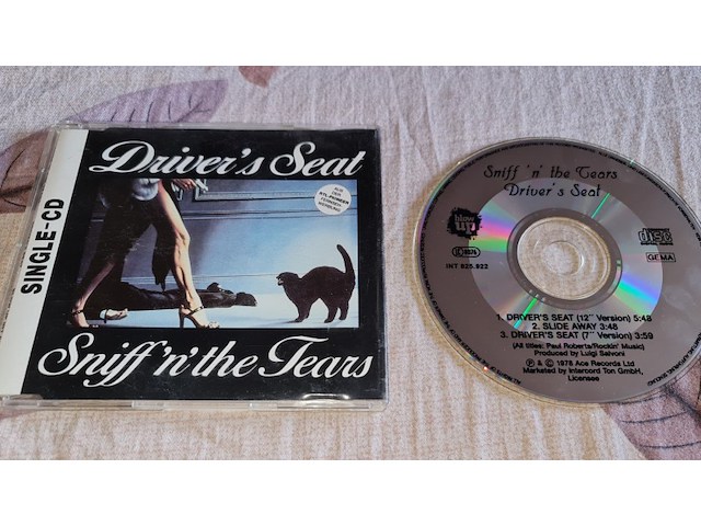 Sniff `n` the Tears - Driver`s seat CDS , ORIGINAL