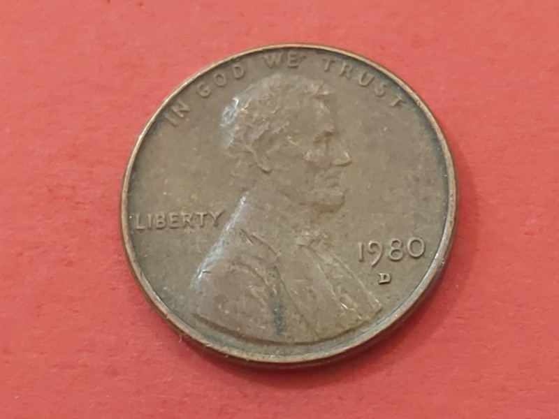 USA - one cent 1980 god D