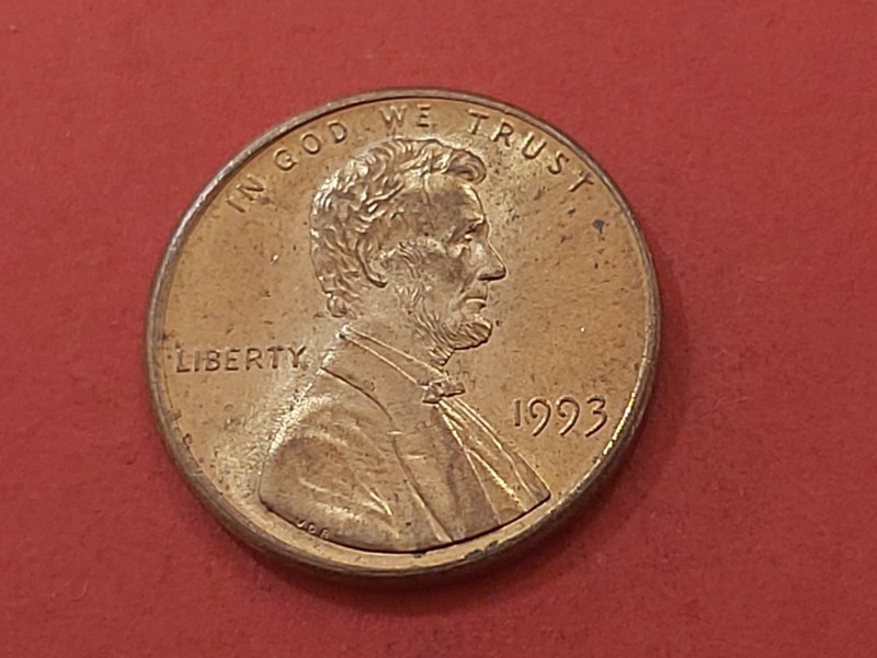 USA - one cent 1993 god