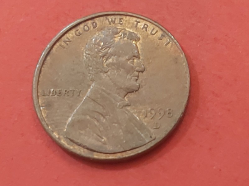 USA - one cent 1998 god d