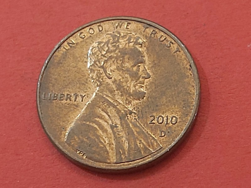 USA - one cent 2010 god d