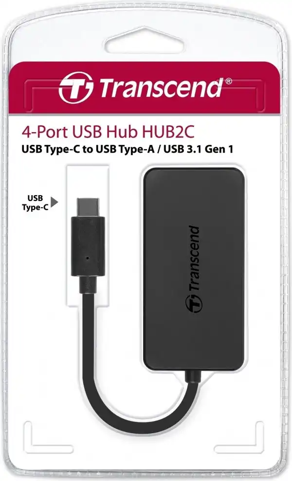 4-Port HUB, USB 3.1 Gen 1, Type-C ( TS-HUB2C )