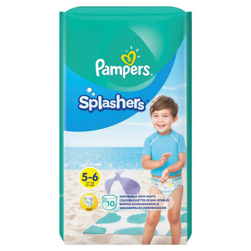 Pampers pelene za kupanje Splashers 5-6g, 10 / 1