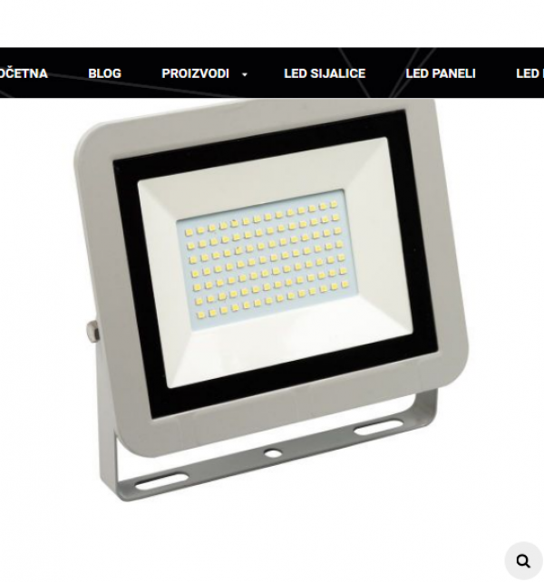 LYNCO- REFLEKTOR, LED, SMD, 50W-6000K, SLIM SIVI, 630500007